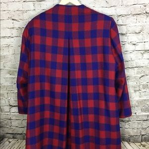 Givenchy | Jackets & Coats | Givenchy En Plus Plaid Coat Vintage | Poshmark